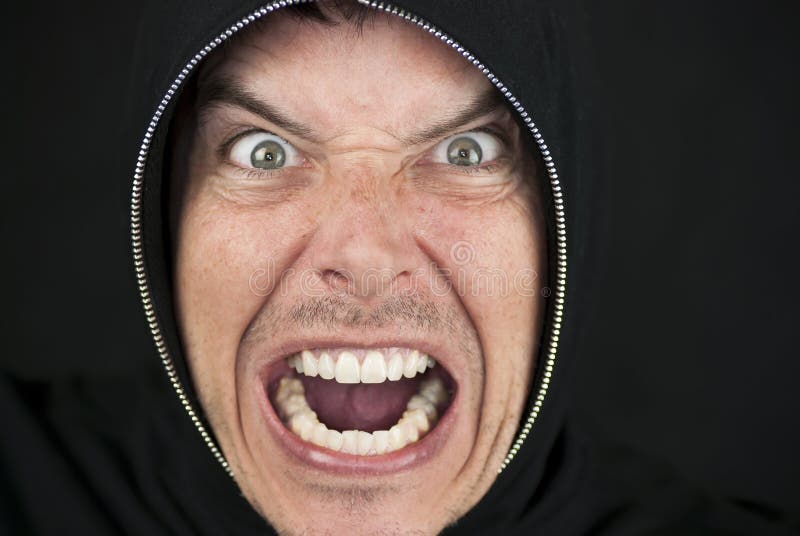 Furious Man Looks To Camera Stock Image - Image of look, eyes: 19567001