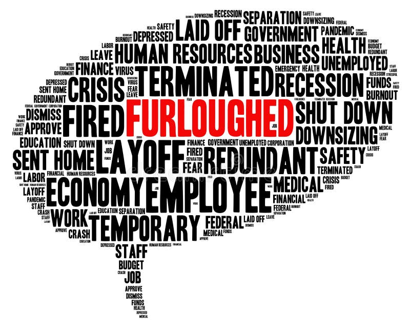Furloughed Word Hand Sphere Cloud Concept Stock Image - Image of ...