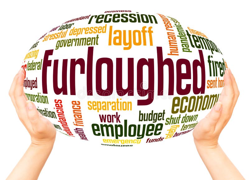 Furloughed Word Hand Sphere Cloud Concept Stock Image - Image of ...