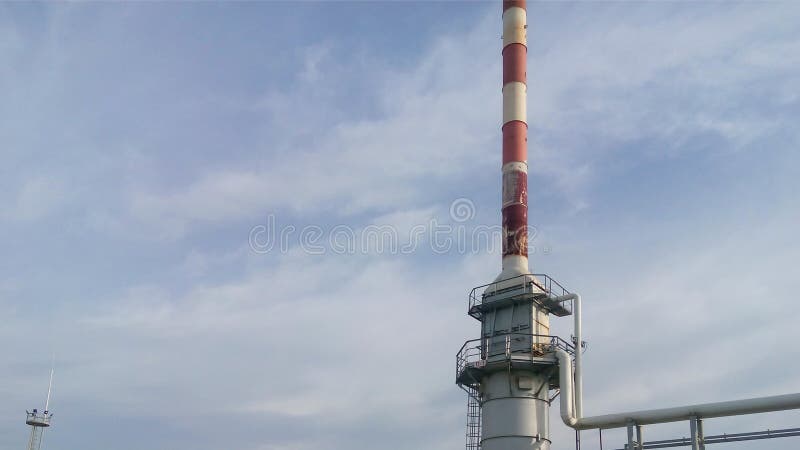 Furnace for Heating Oil at the Refinery Stock Image - Image of pipeline ...