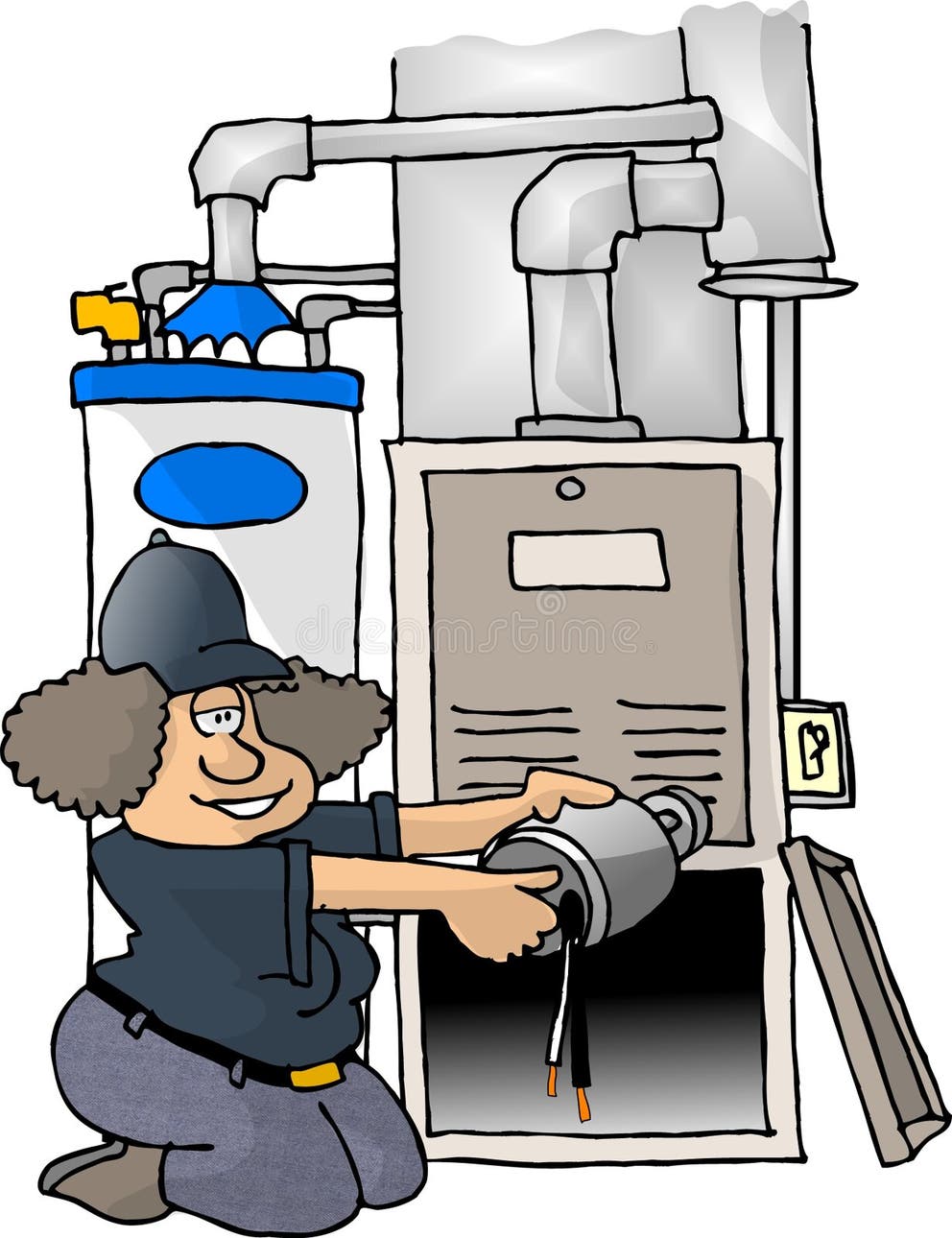 Furnace Cartoon Stock Illustrations – 1,651 Furnace Cartoon Stock ...