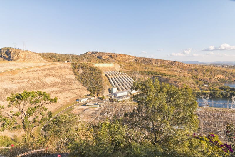 Furnas Dam in Minas Gerais, Brazil Stock Photo - Image of mountain ...