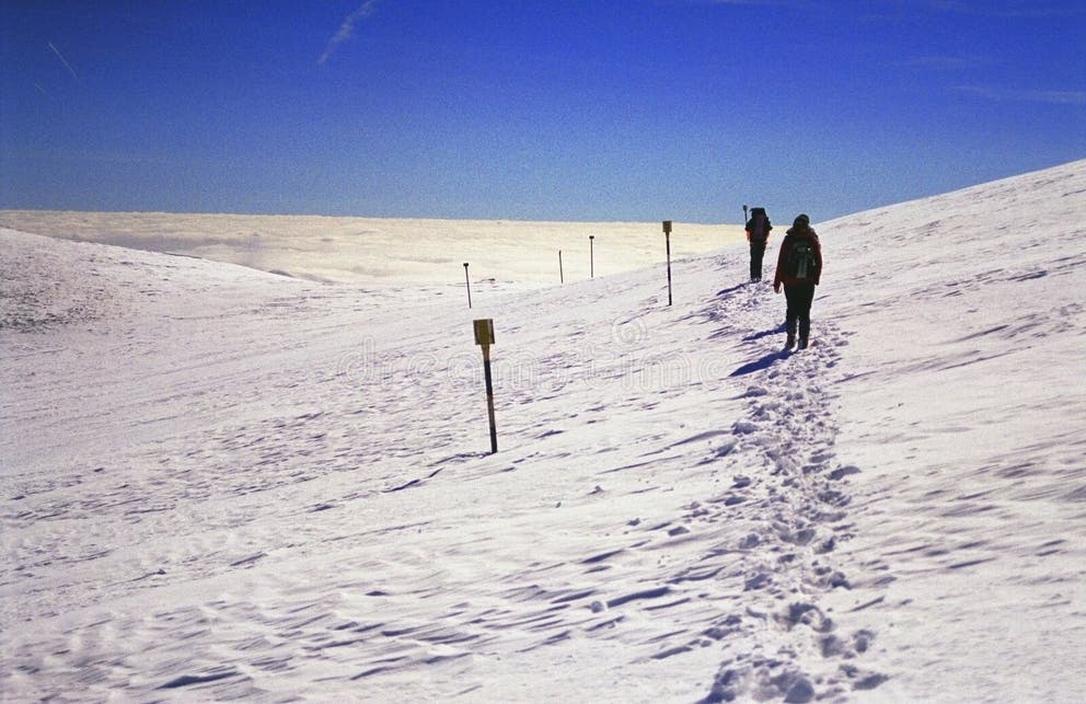 Furnica Peak Climbers stock photo. Image of hikers, peaceful - 1842534