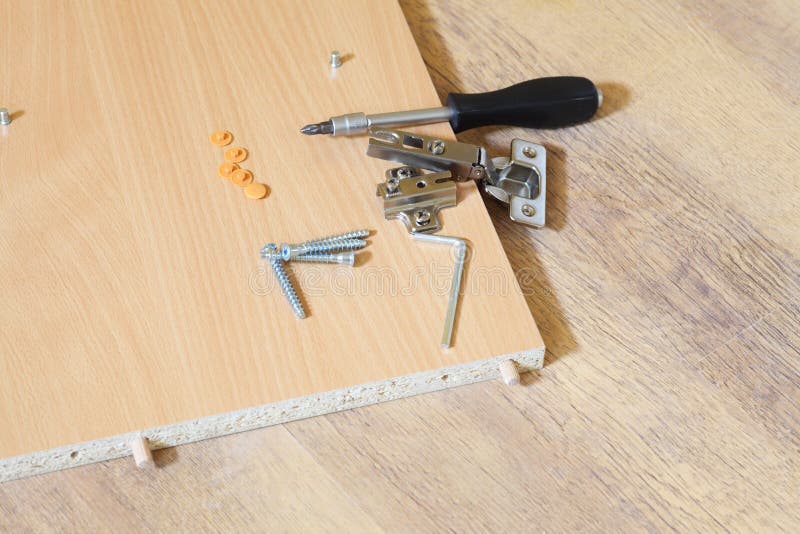Furniture assembling kit stock photo. Image of carpentry - 18283728