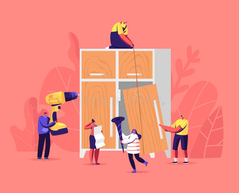 Furniture Assembly Service. Tiny Characters Carpentry and Woodwork ...