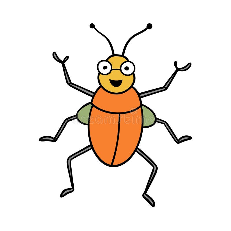Furniture Beetle Bug Dancing Icon Vector Stock Vector - Illustration of ...