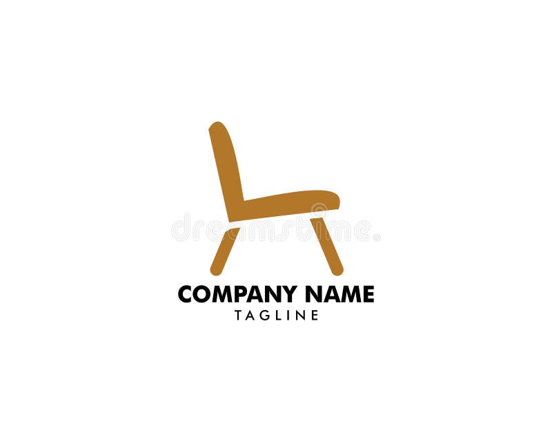 Furniture Chair Company Logo Stock Vector - Illustration of armchair ...