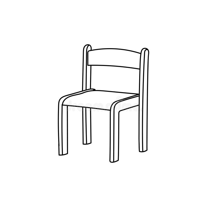 Furniture Chair, Logo Template Chair Vector Illustration, Furniture ...