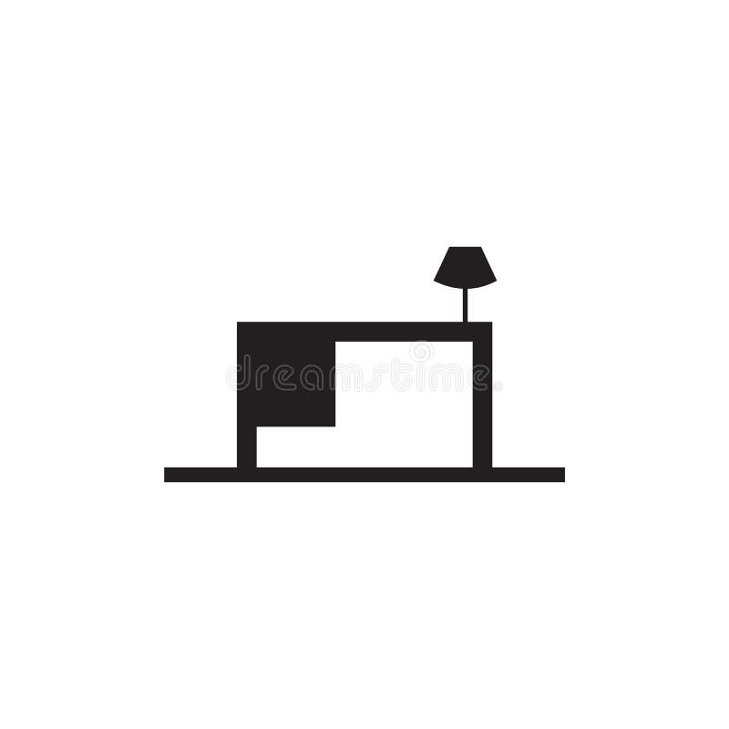 Furniture Company Logo Design with Using Table and Chair Icon Design ...