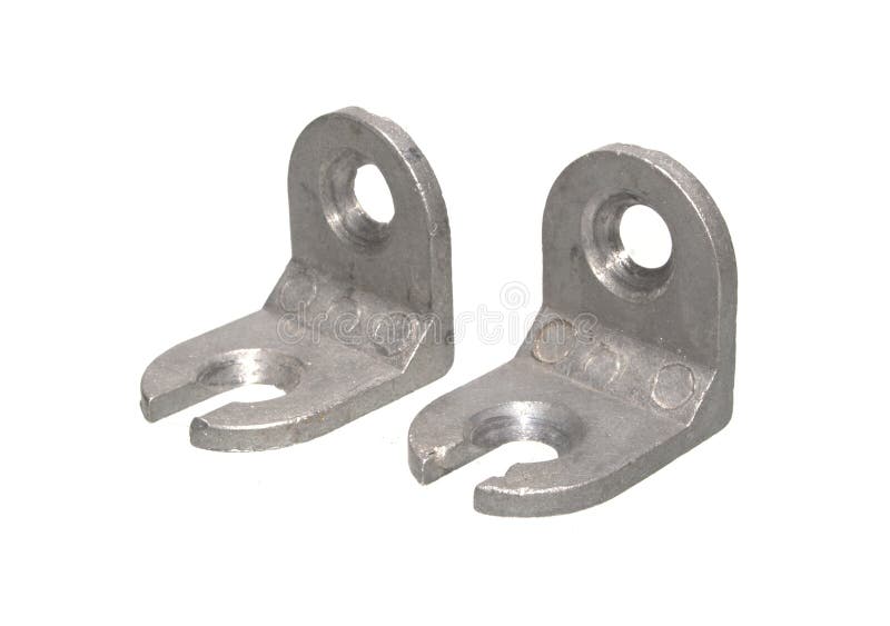 A Furniture Fastening Angle Isolated on a White Background Stock Photo ...