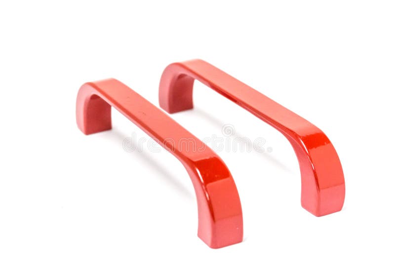 Furniture Handles red stock image. Image of door, closed - 88164135