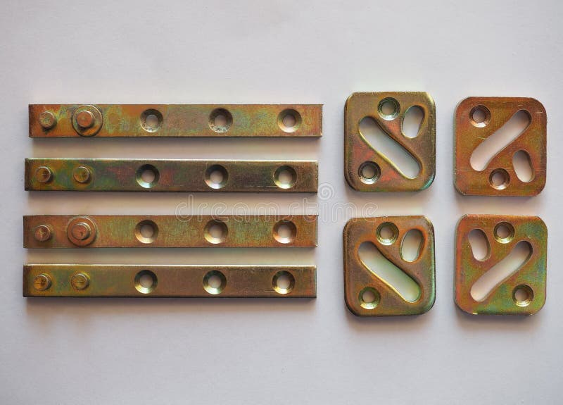 Furniture Hardware Eccentric Pin Hinge Stock Image - Image of hinges ...