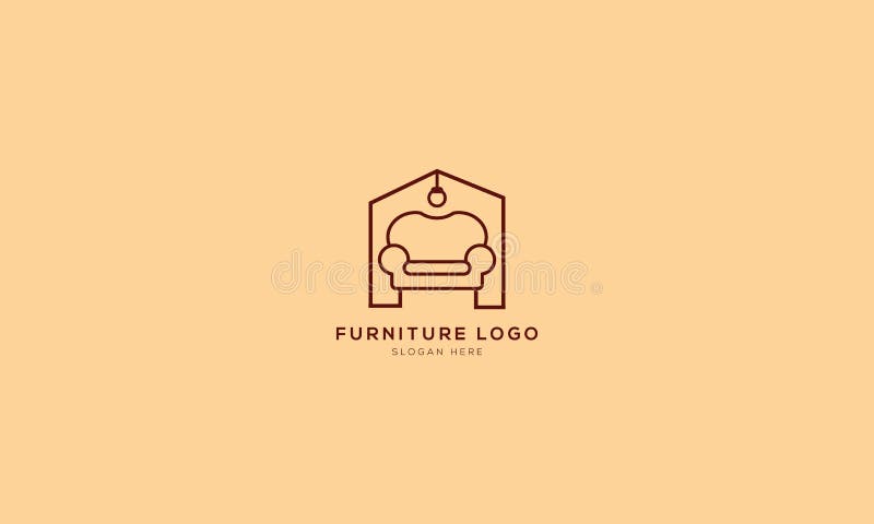 Furniture Logo Design Vector Template, Minimal Furniture Logo Design ...