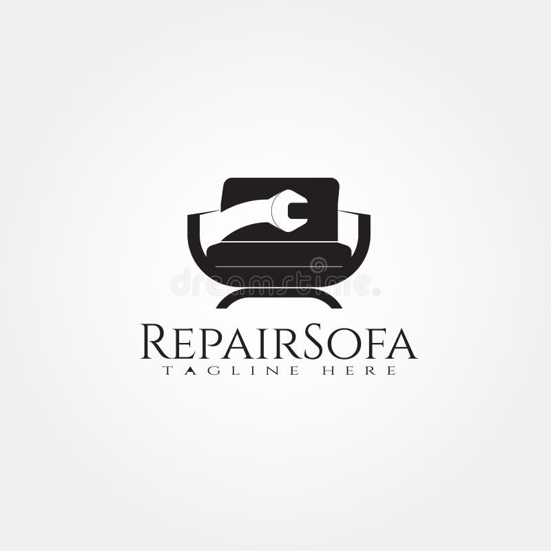 Furniture Logo Template,Wrench and Seat Icon Combination ,illustration ...