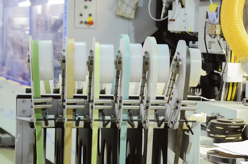 Furniture Manufacturing - a Machine for Processing Raw Materials Stock ...