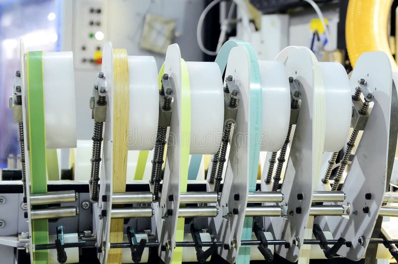 Furniture Manufacturing - a Machine for Processing Raw Materials Stock ...