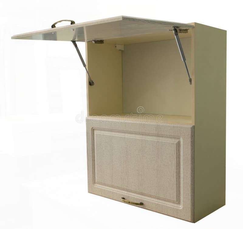 Furniture Module Kitchen Cupboard on a White Background Isolate Stock ...