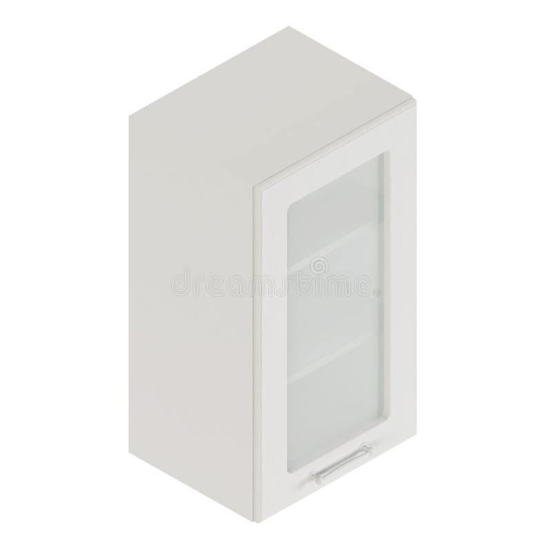 Furniture Module. Furniture and Kitchen Equipment Isolated on White ...