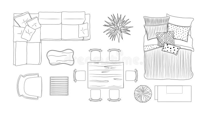 Office Chairs Top View Icon Stock Illustrations – 135 Office Chairs Top ...