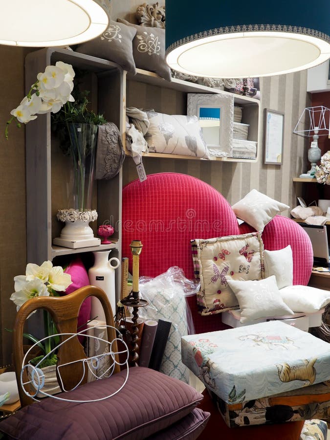 Furniture shop editorial image. Image of decorative, decorations - 80399145