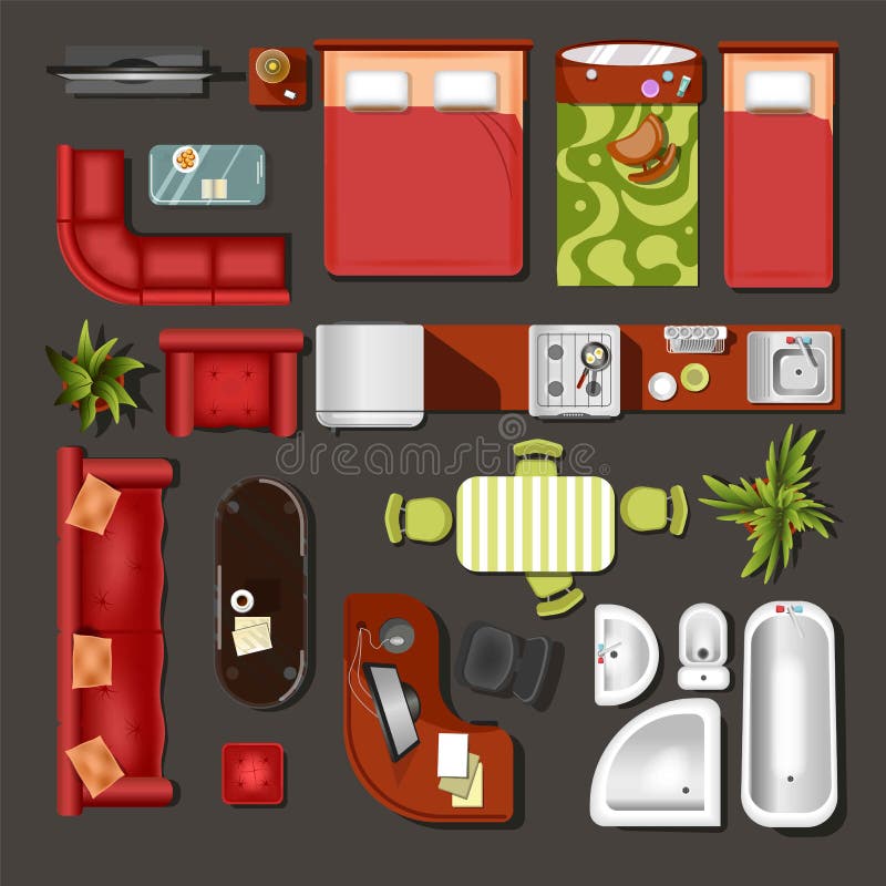 Fridge Top View Stock Illustrations – 420 Fridge Top View Stock ...
