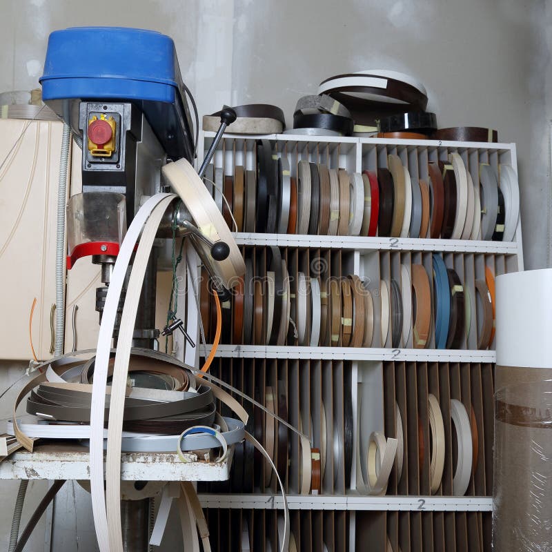 Furniture workshop stock image. Image of industry, machine - 78728043