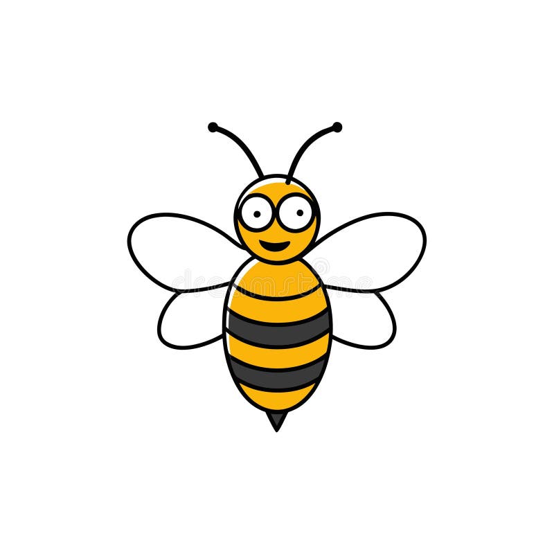 Furrow Bee Play Icon Vector Stock Vector - Illustration of sticker ...