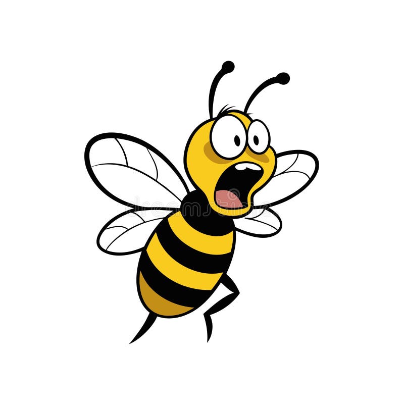 Furrow Bee Screams Icon Vector Stock Vector - Illustration of outline ...