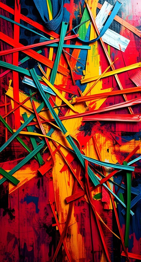 Fury Unleashed: the Abstract Art of Anger Stock Illustration ...