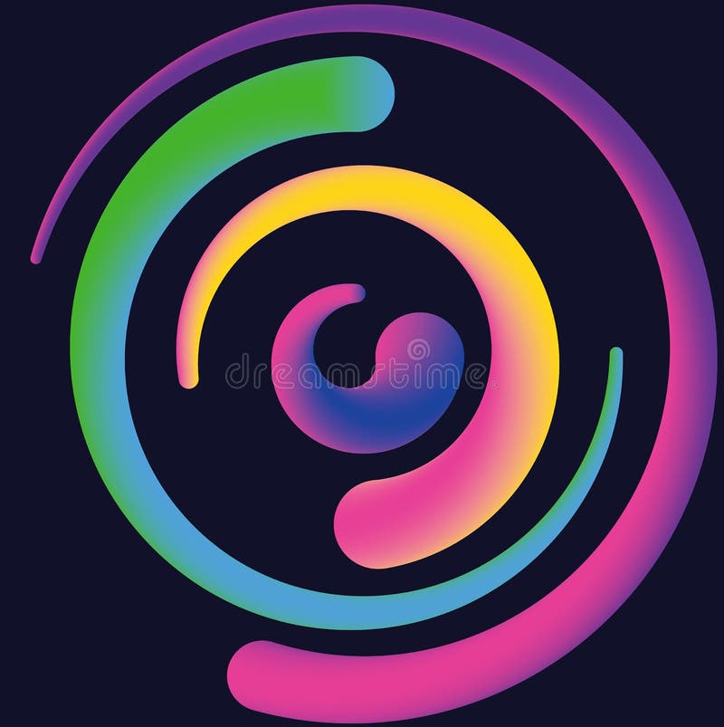 Background of Abstract Shapes Graphics Design Color Fusion Swirl Effect ...