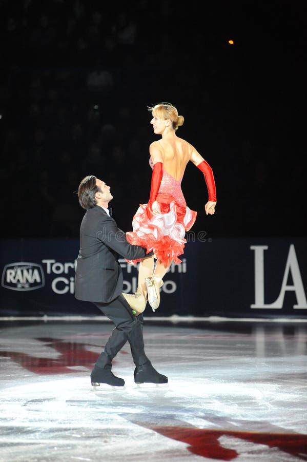 Fusar Poli and Margaglio in Milan at 2010 Ice Gala Editorial Stock ...