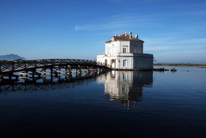 Fusaro Lake in Campi Flegrei, Naples Stock Photo - Image of fairy ...