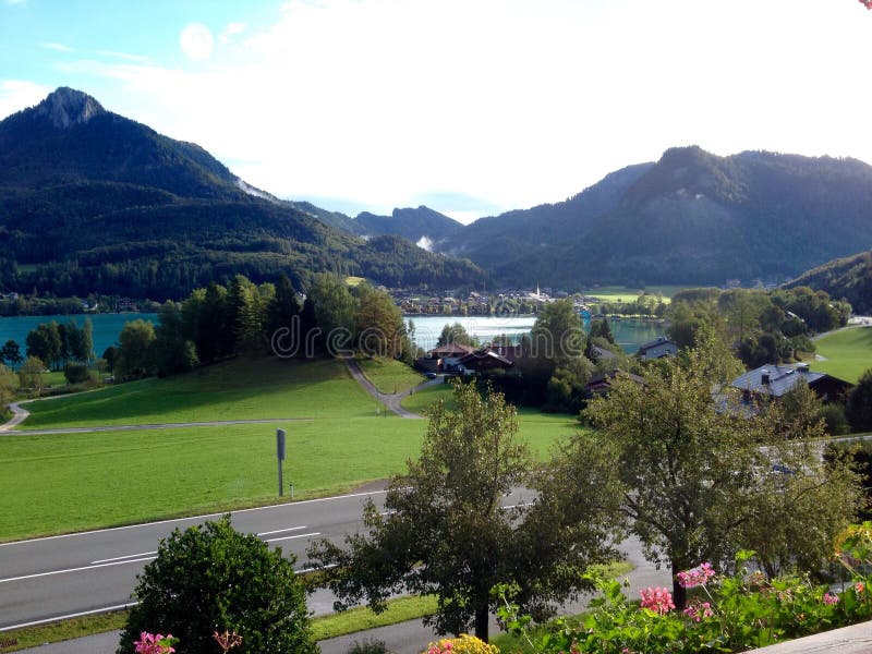 Fuschl am See stock image. Image of travel, scene, nature - 77448281