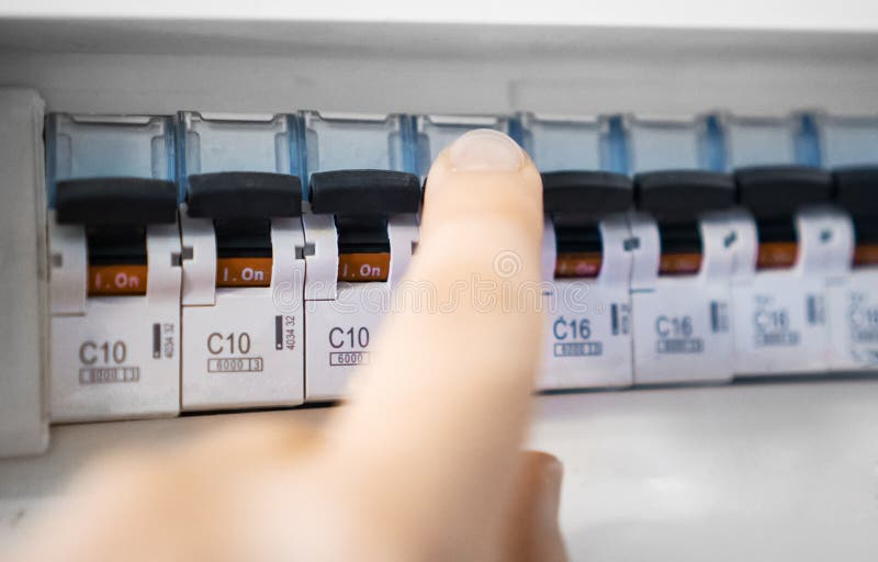 Fuse board stock photo. Image of person, industry, engineering - 132672852