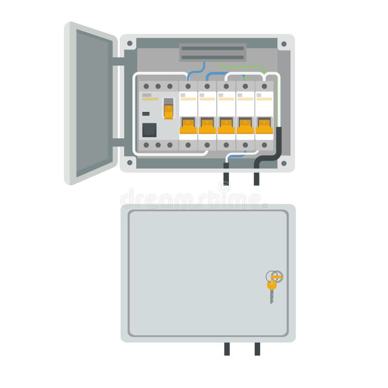 Electrical Panel Box Stock Illustrations – 2,432 Electrical Panel Box ...