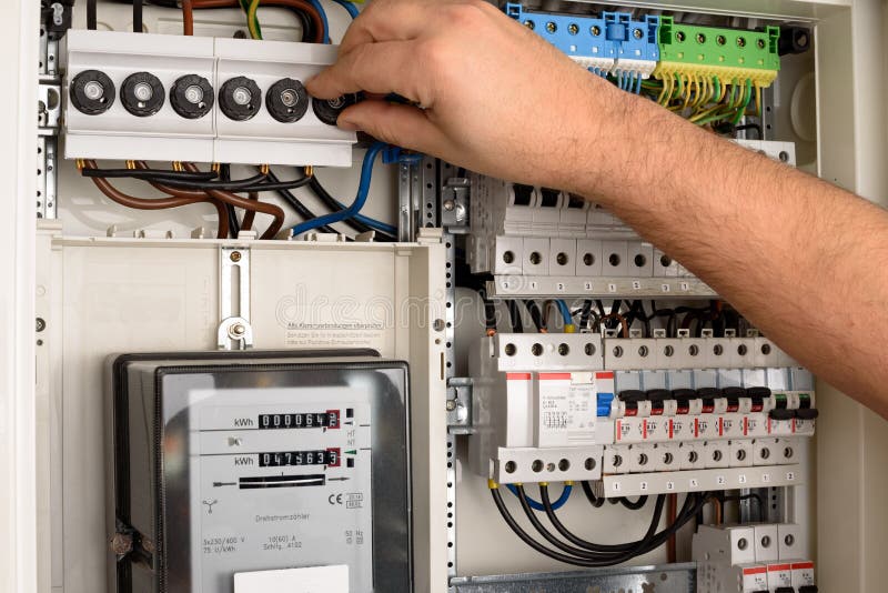 Fuse box stock image. Image of people, meter, measure - 83490923