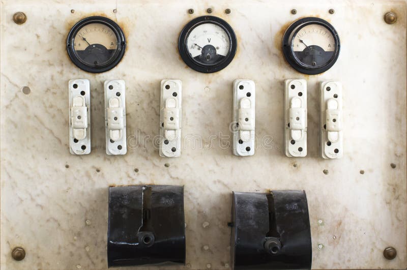 Fuse box and switch stock image. Image of electric, high - 33219109