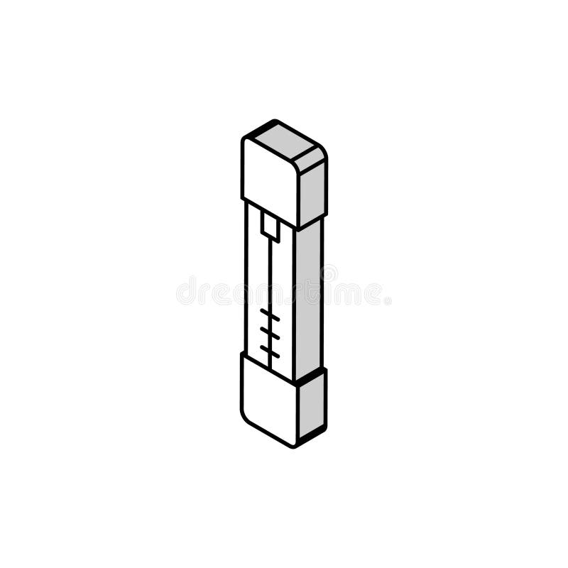 Fuse Electrical Engineer Isometric Icon Vector Illustration Stock ...
