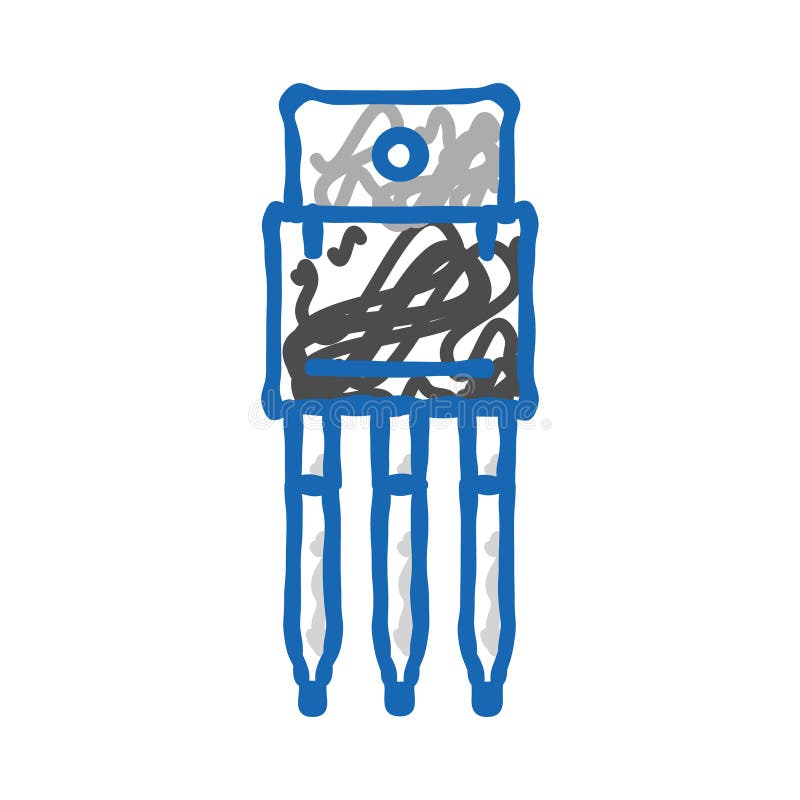 Fuse Electronic Component Icon Doodle Illustration Stock Illustration ...