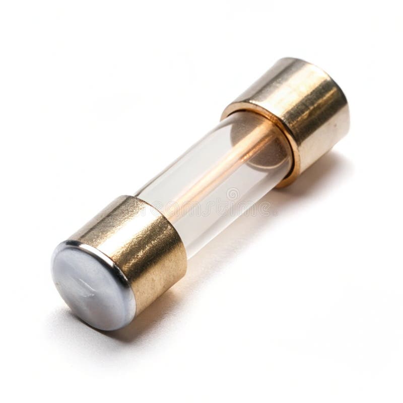 Fuse Isolated on White Background Stock Illustration - Illustration of ...