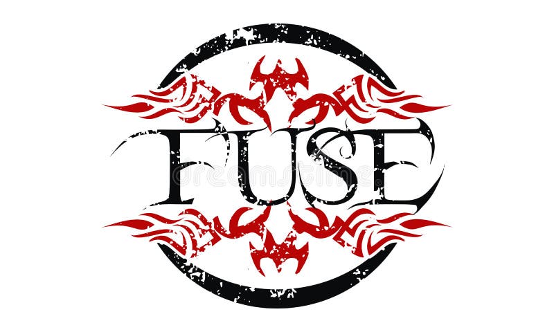 Fuse Letter Logo Design Template Stock Vector - Illustration of ...