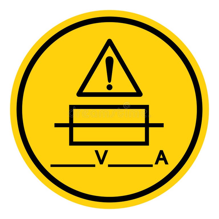 Fuse (Writable) Symbol Sign, Vector Illustration, Isolate on White ...