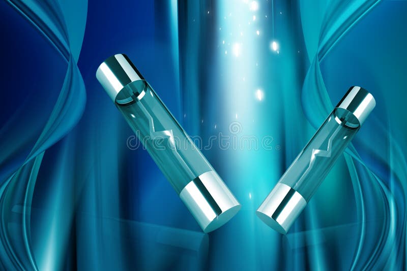 Fuses stock illustration. Illustration of power, blue - 15305594