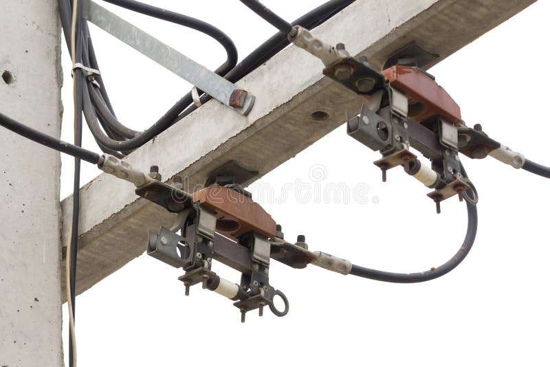 Fuses and Cable High Voltage Stock Image - Image of watt, wire: 39762101