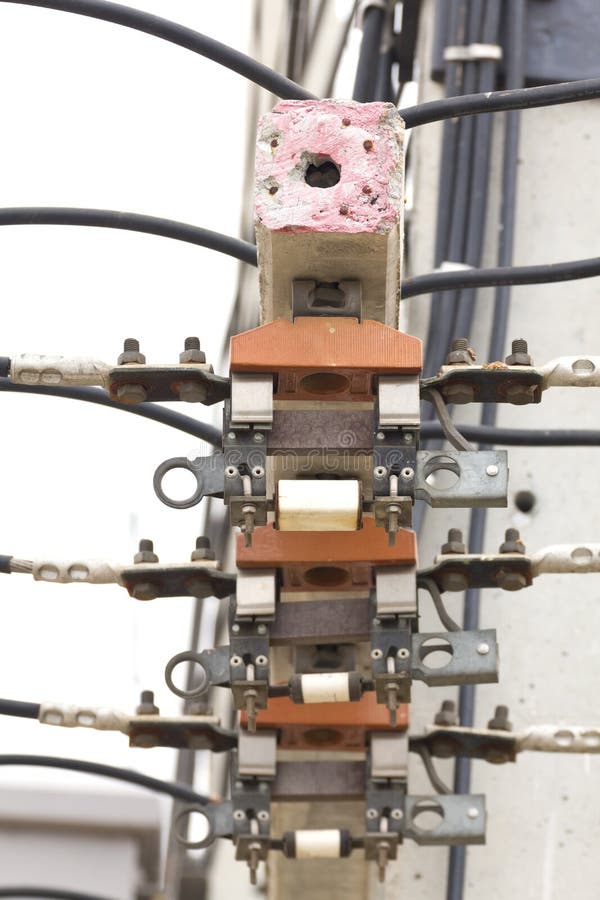 Fuses and Cable High Voltage Stock Photo - Image of power, conversion ...