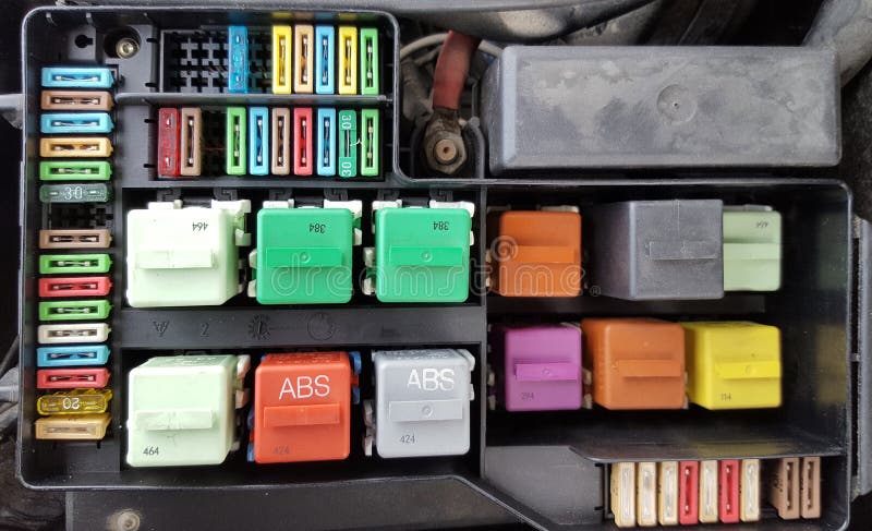 Fuses in fuse box stock image. Image of remove, power - 89717291