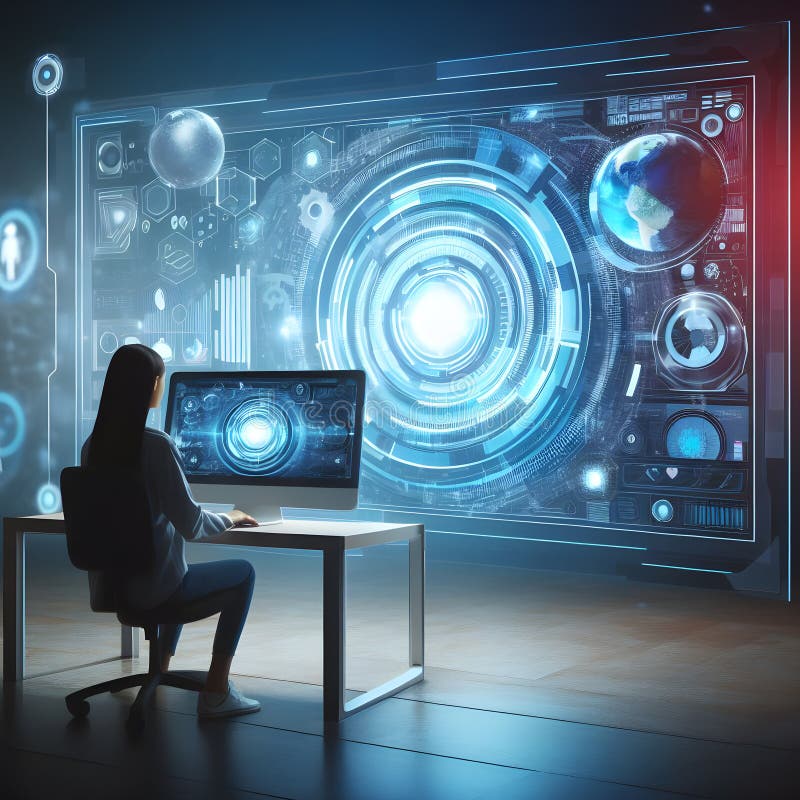 Fusion of Digital Technology and Creativity with AI Art Concept Ai ...