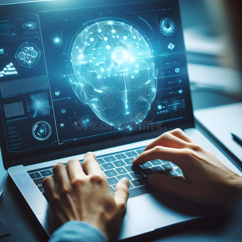 Fusion of Digital Technology and Creativity with AI Art Concept Ai ...