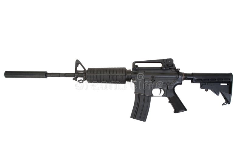 Fusil M16 photo stock. Image du armée, coup, forces - 112431672