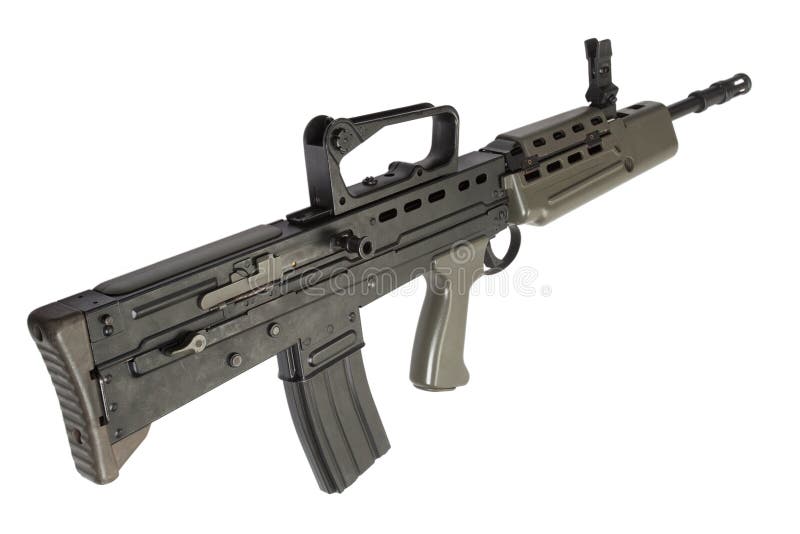 Fusil D'assaut Britannique L85 Photo stock - Image du balle, forces ...